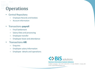 Payroll and HR management ERP Module | PPT