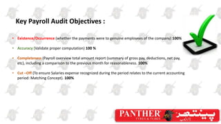 Payroll Internal Audit Plan | PPTX