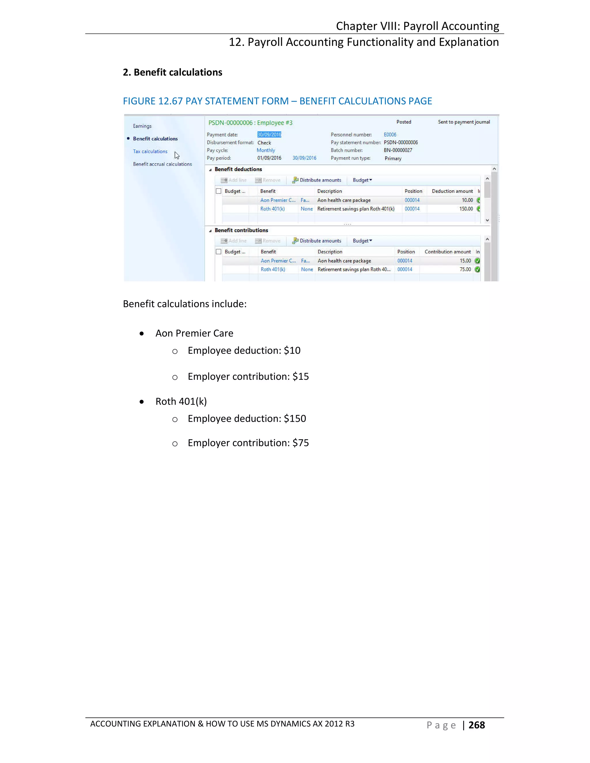 Payroll calculation and accounting entry explanation | PDF