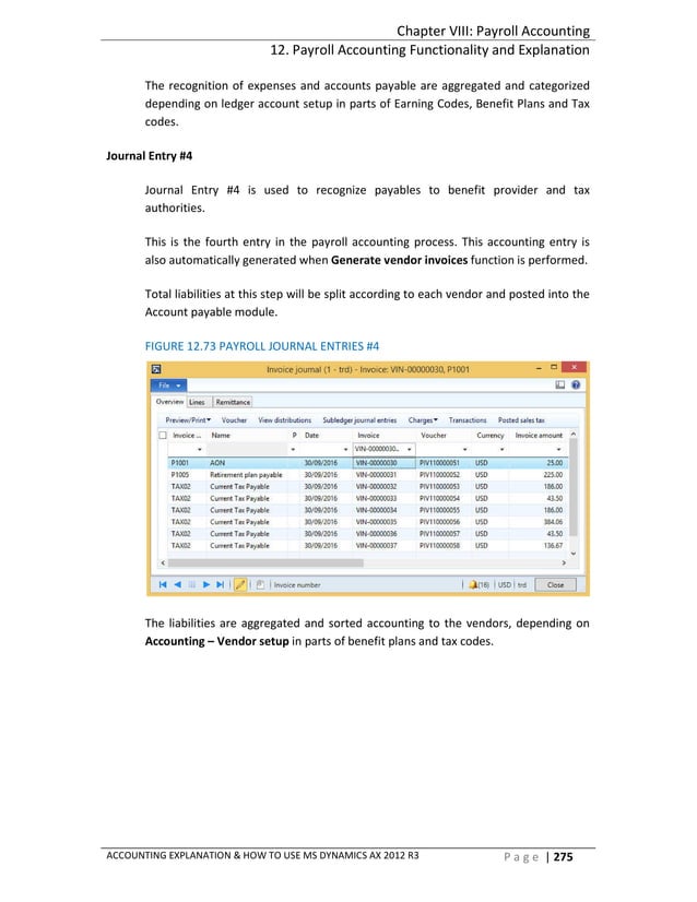 Payroll calculation and accounting entry explanation | PDF