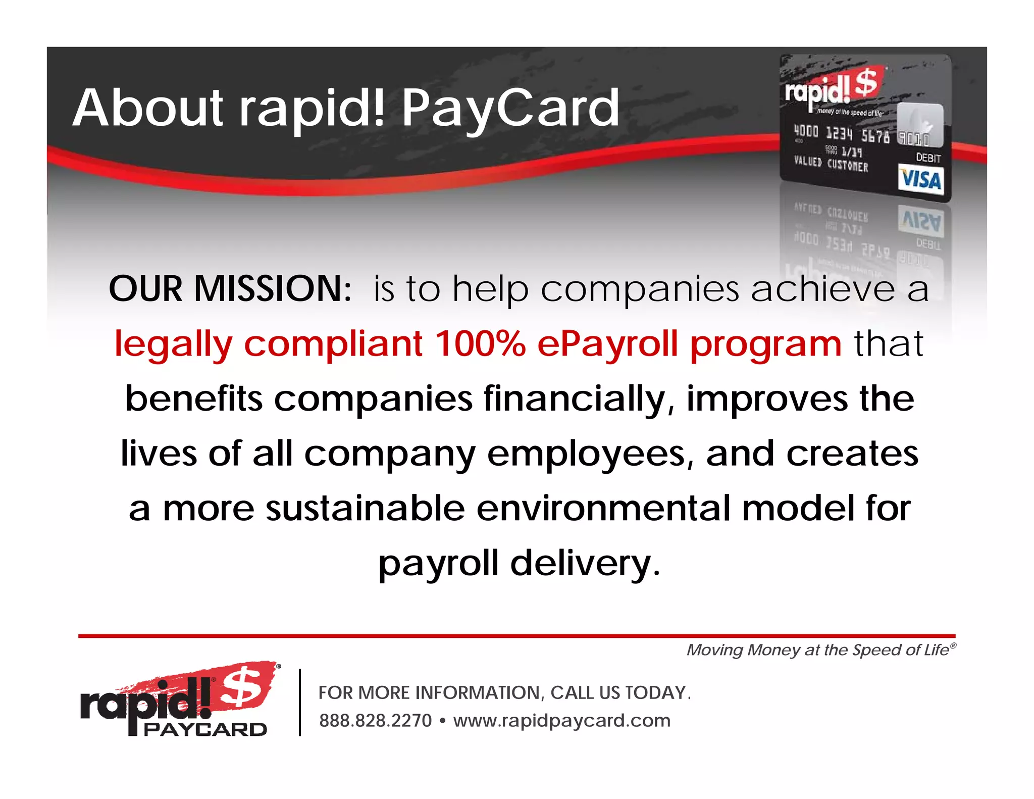 The Basics of Paycards / Payroll Cards | PDF