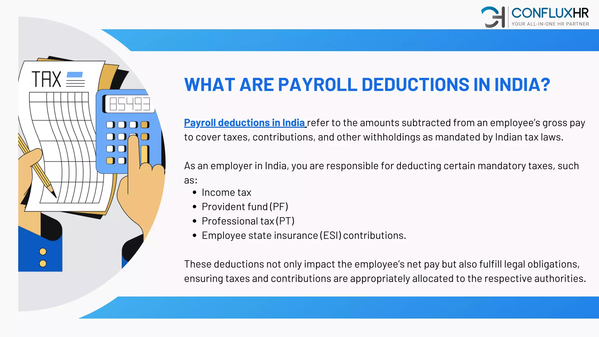Payroll Deductions in India | PPT