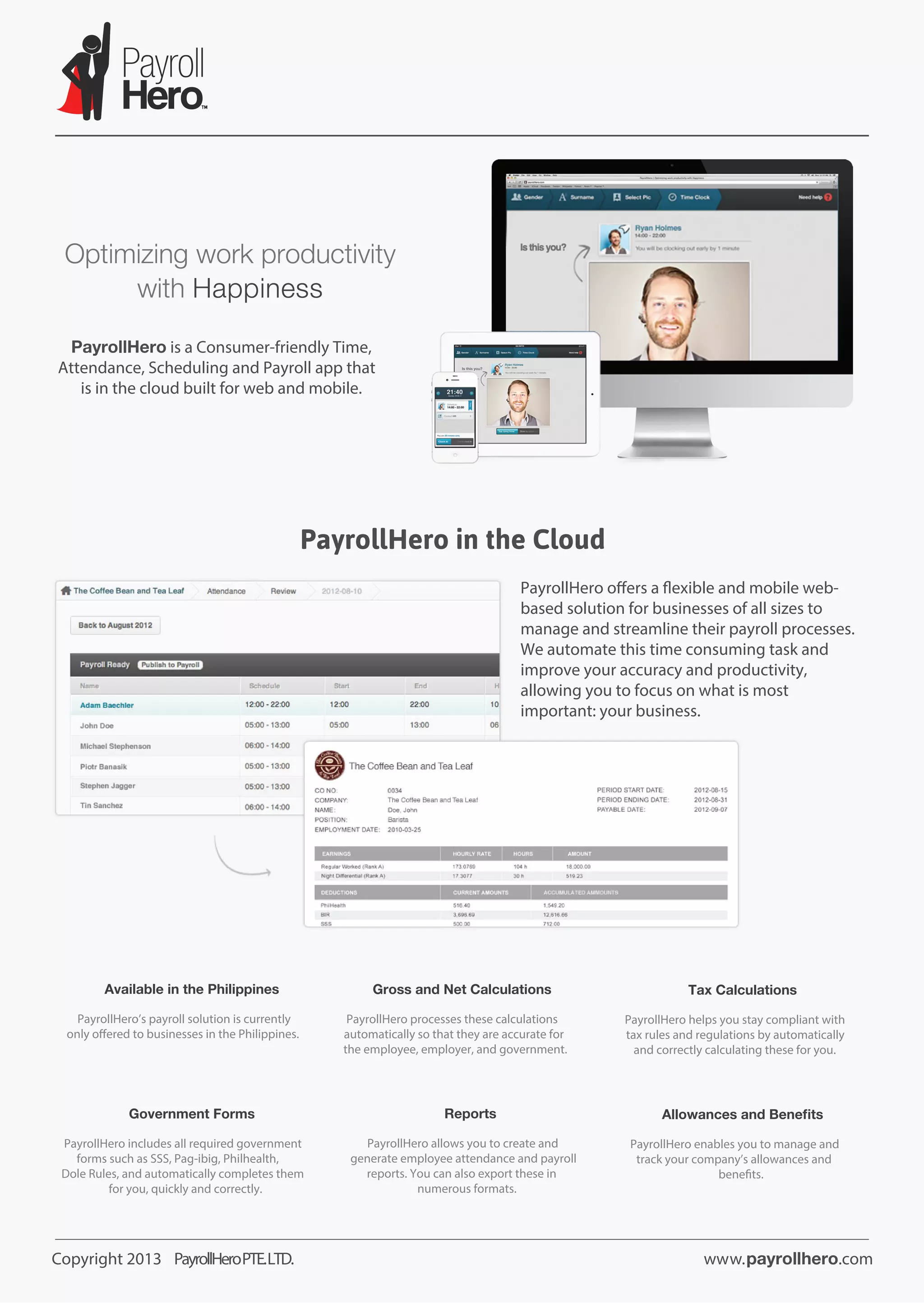 PayrollHero Philippine Payroll | PDF