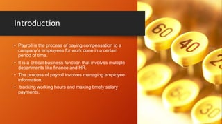 PAyroll in Tally primeEstablishing payroll policy and process within ...