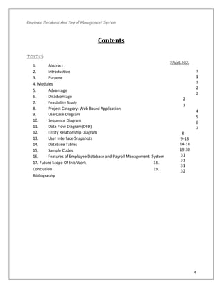 payroll management -1. | DOCX | Computing | Technology & Computing