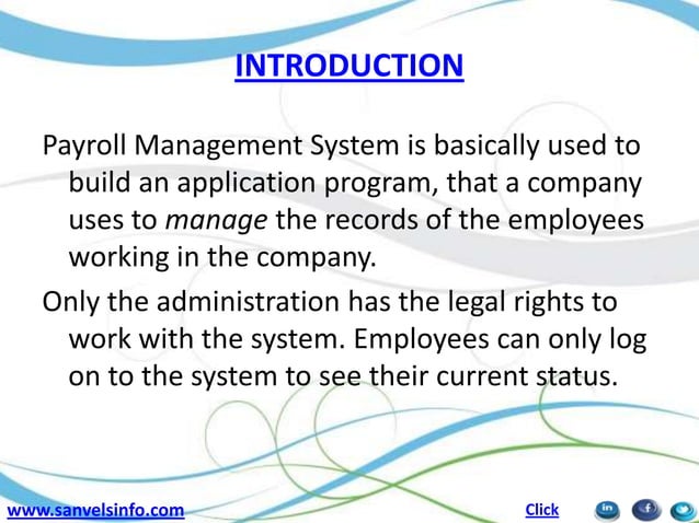 Payroll management Ppt | PPTX | Personal Taxes | Personal Finance