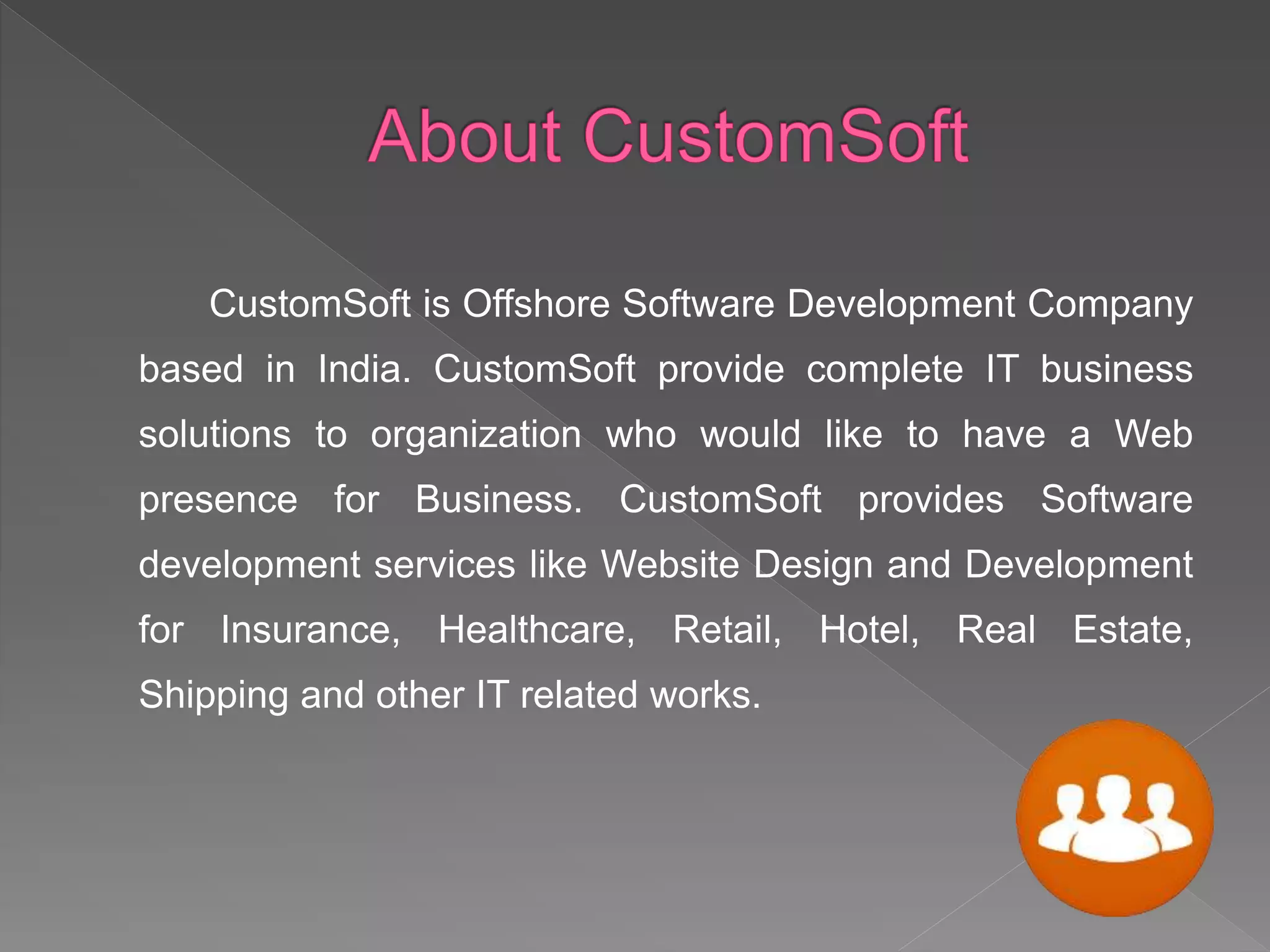 Payroll management software by custom soft | PPTX