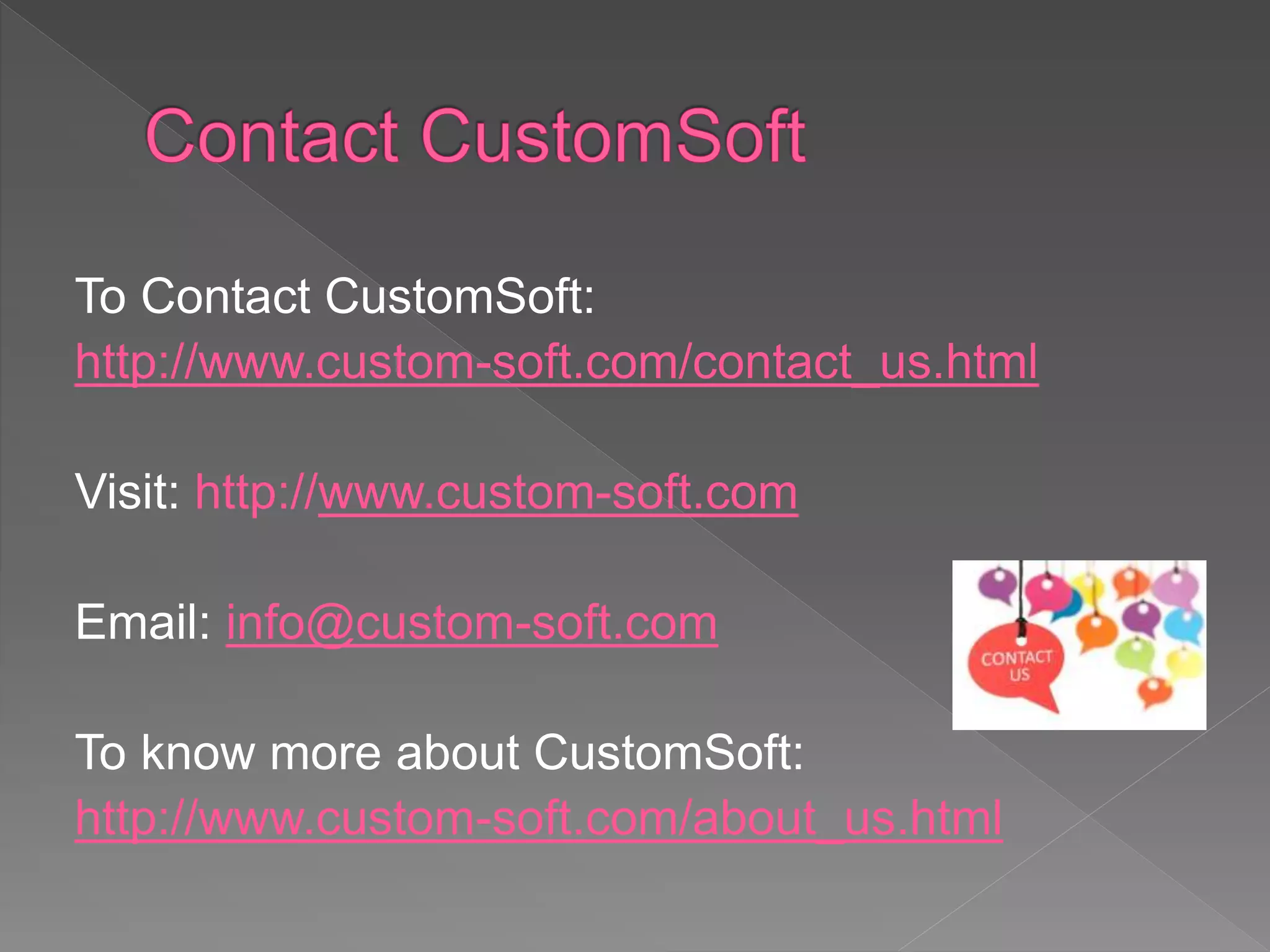 Payroll management software by custom soft | PPTX