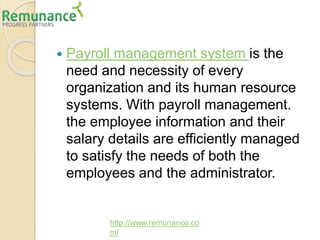 Payroll management system | PPT