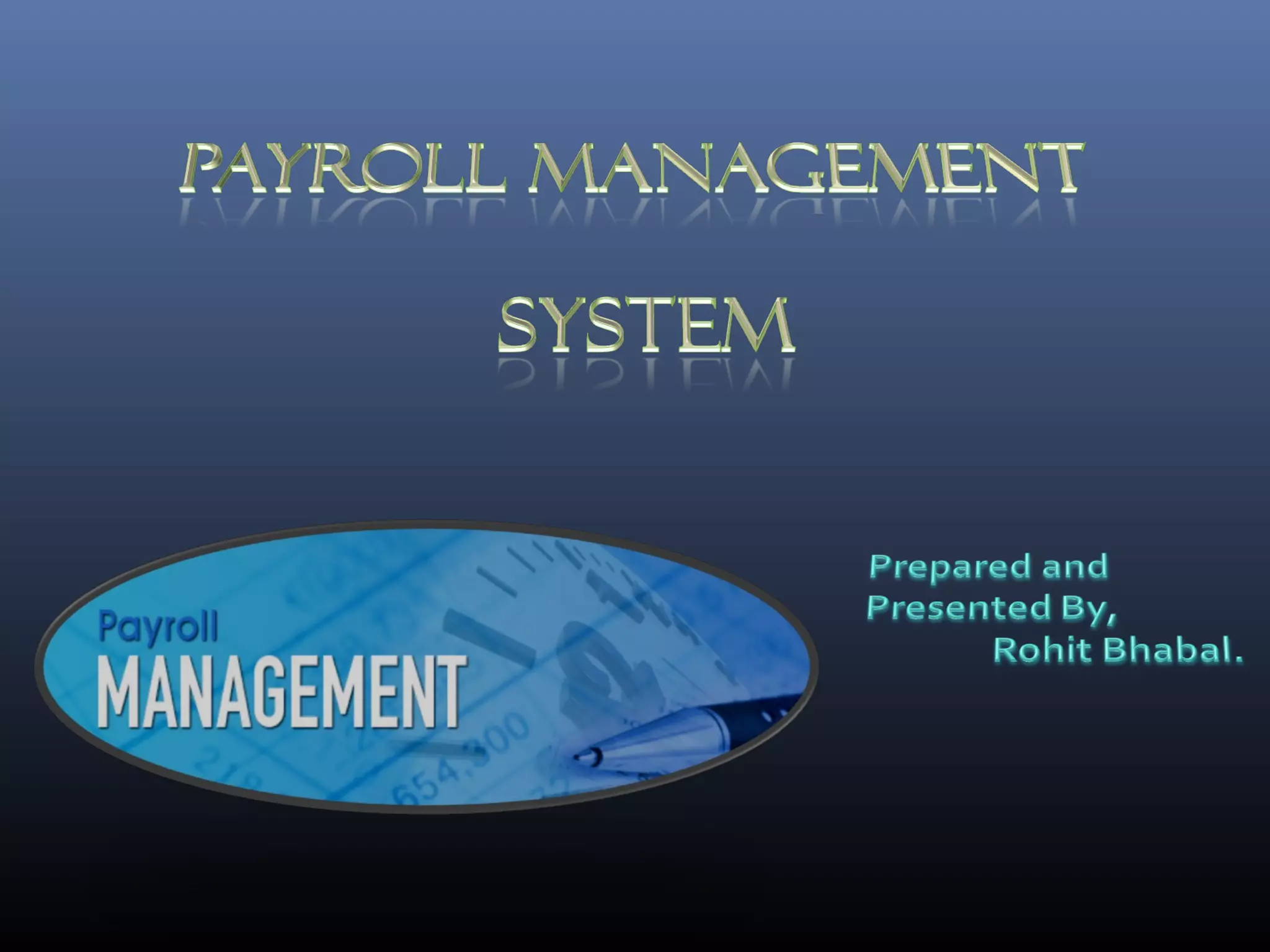 Payroll Management System | PPT