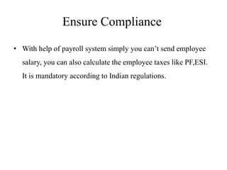 Payroll management system | PDF