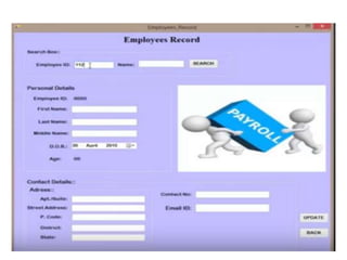Pay roll managemnt | PPTX