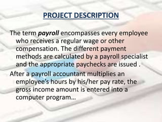Pay roll managemnt | PPTX