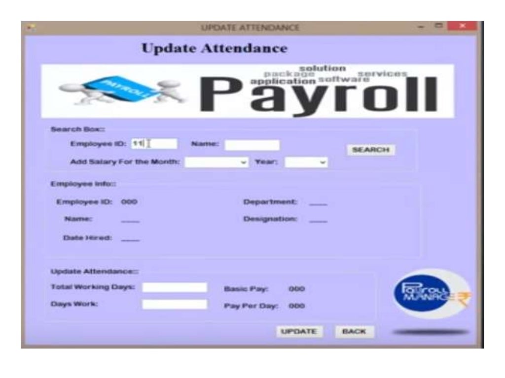 Pay roll managemnt