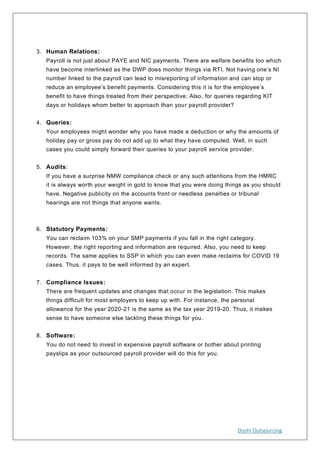 Pros and Cons of Outsourcing Payroll Processing | PDF | Personal Taxes ...