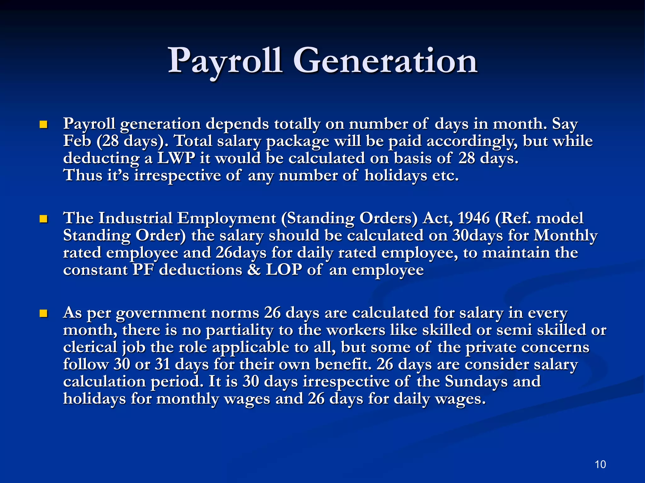 Payroll ppt | PPT
