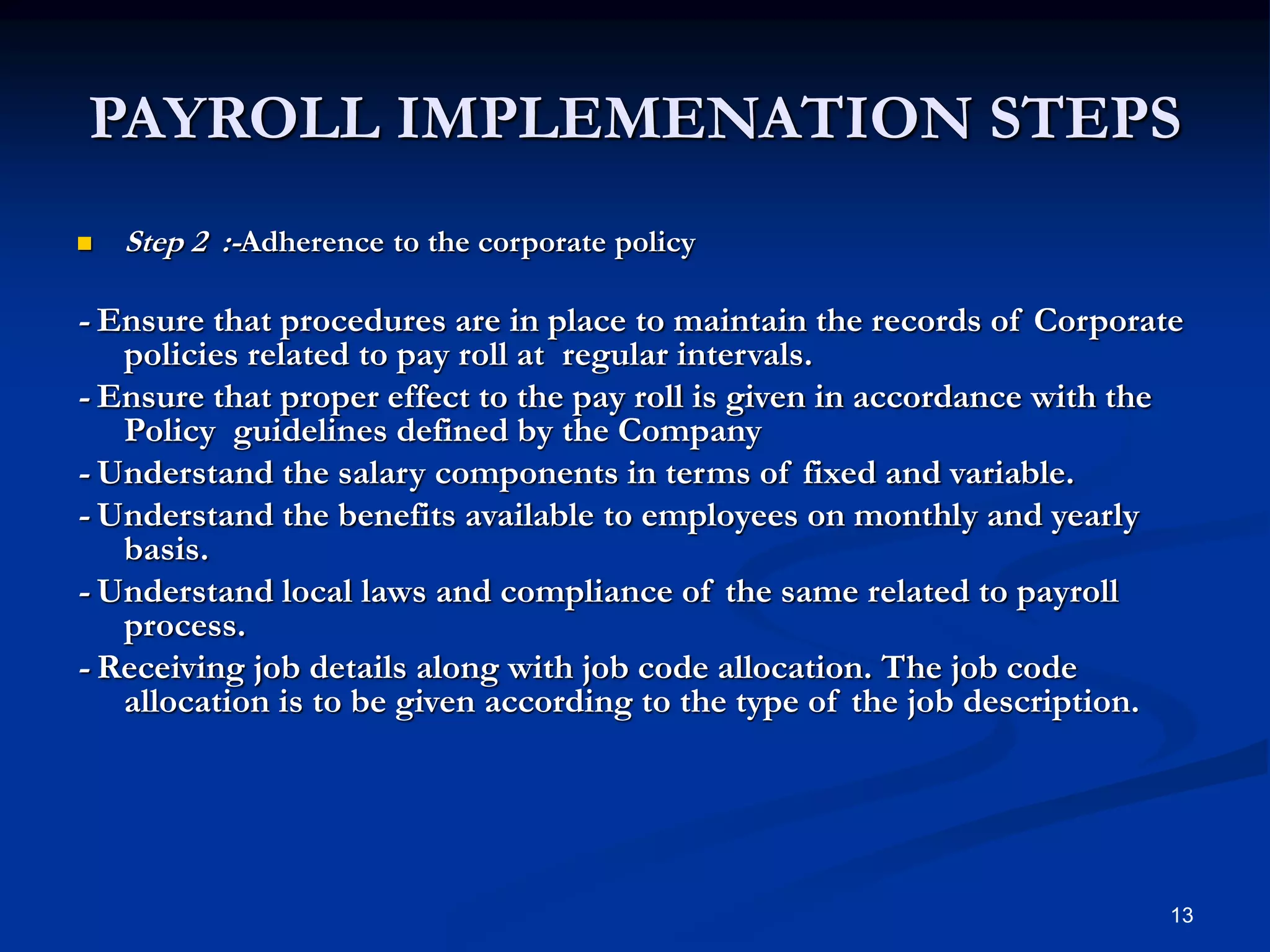 Payroll ppt | PPT
