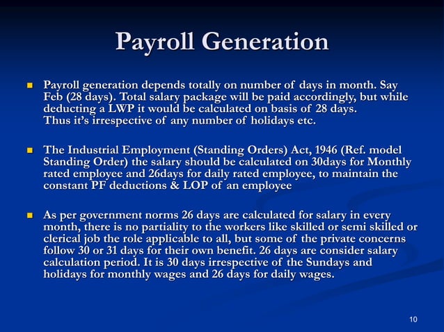Payroll ppt | PPT | Human Resources | Business