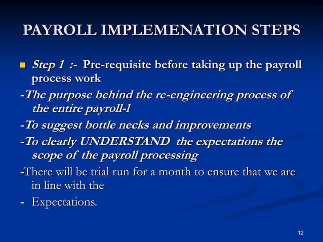 Payroll ppt | PPT | Human Resources | Business