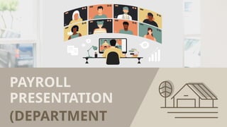 Department of Payroll Meeting Presentation | PPT