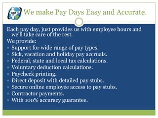 Payroll presentation 01 | PPSX