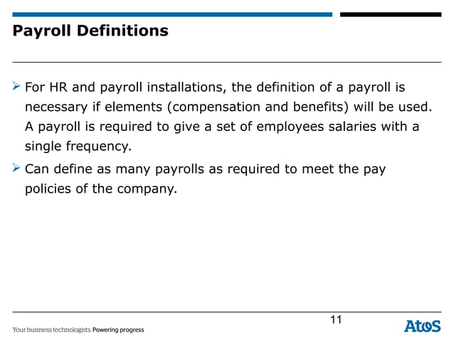 Payroll process oracle hrms | PPT