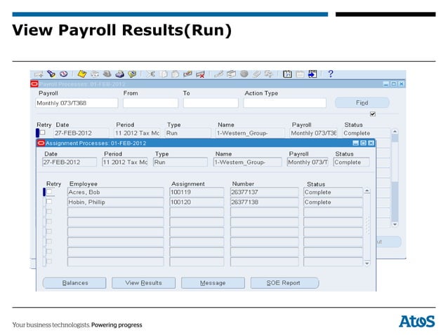 Payroll process oracle hrms | PPT