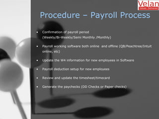 Bookkeeping and Accounting Services- Payroll Process | PPT
