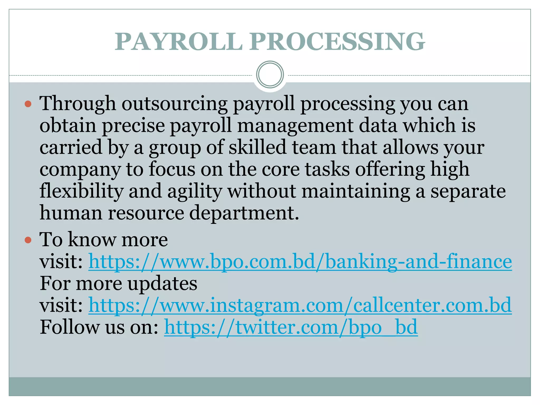 Payroll processing | PPT