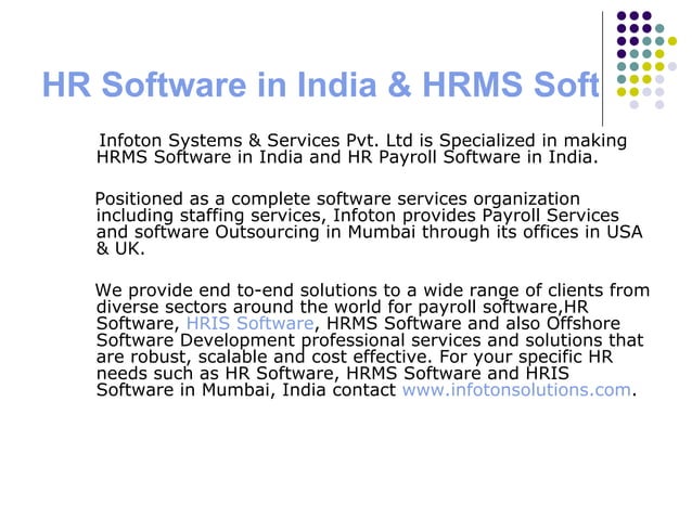 Payroll Processing Software India | PPT | Internet | Computing