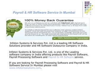 Payroll Processing Software India | PPT | Internet | Computing