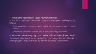 Payroll process in kuwait | PPTX