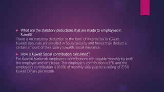 Payroll process in kuwait | PPTX