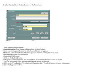 Payroll process in oracle hrms | PPTX