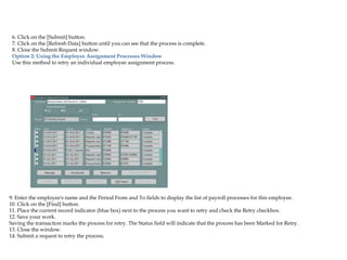Payroll process in oracle hrms | PPTX