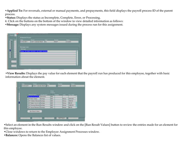 Payroll process in oracle hrms | PPTX | Resume Writing and Advice | Job ...