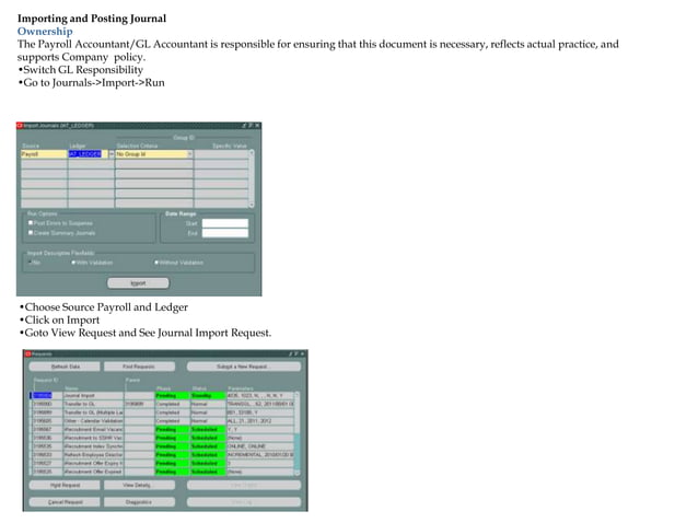 Payroll process in oracle hrms | PPTX | Resume Writing and Advice | Job ...