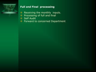 Payroll process presentation | PPSX