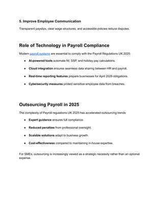 Payroll Regulations UK 2025: Complete Guide for Employers & Payroll ...