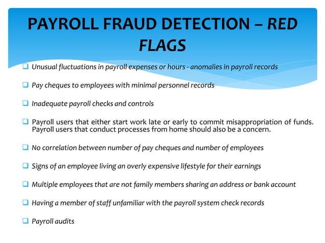 Payroll Control, Risk Management & Fraud Prevention | PPTX