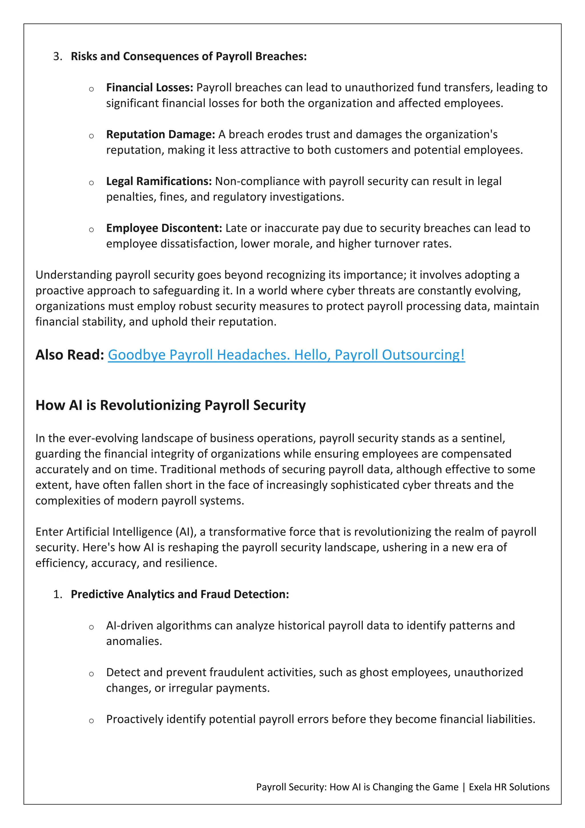 Payroll Security: How AI is Changing the Game | PDF