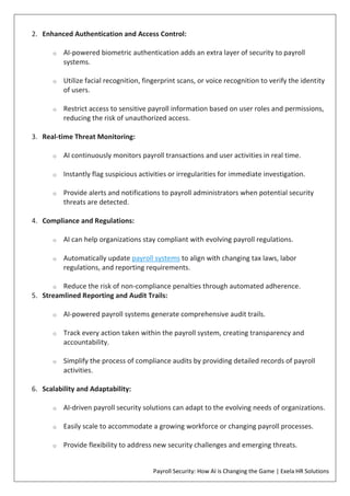 Payroll Security: How AI is Changing the Game | PDF