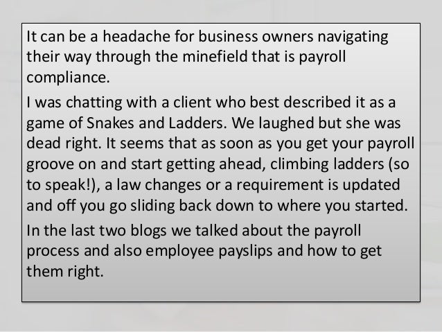 Payroll Terminology Explained | PPTX