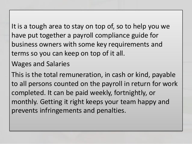 Payroll Terminology Explained | PPTX
