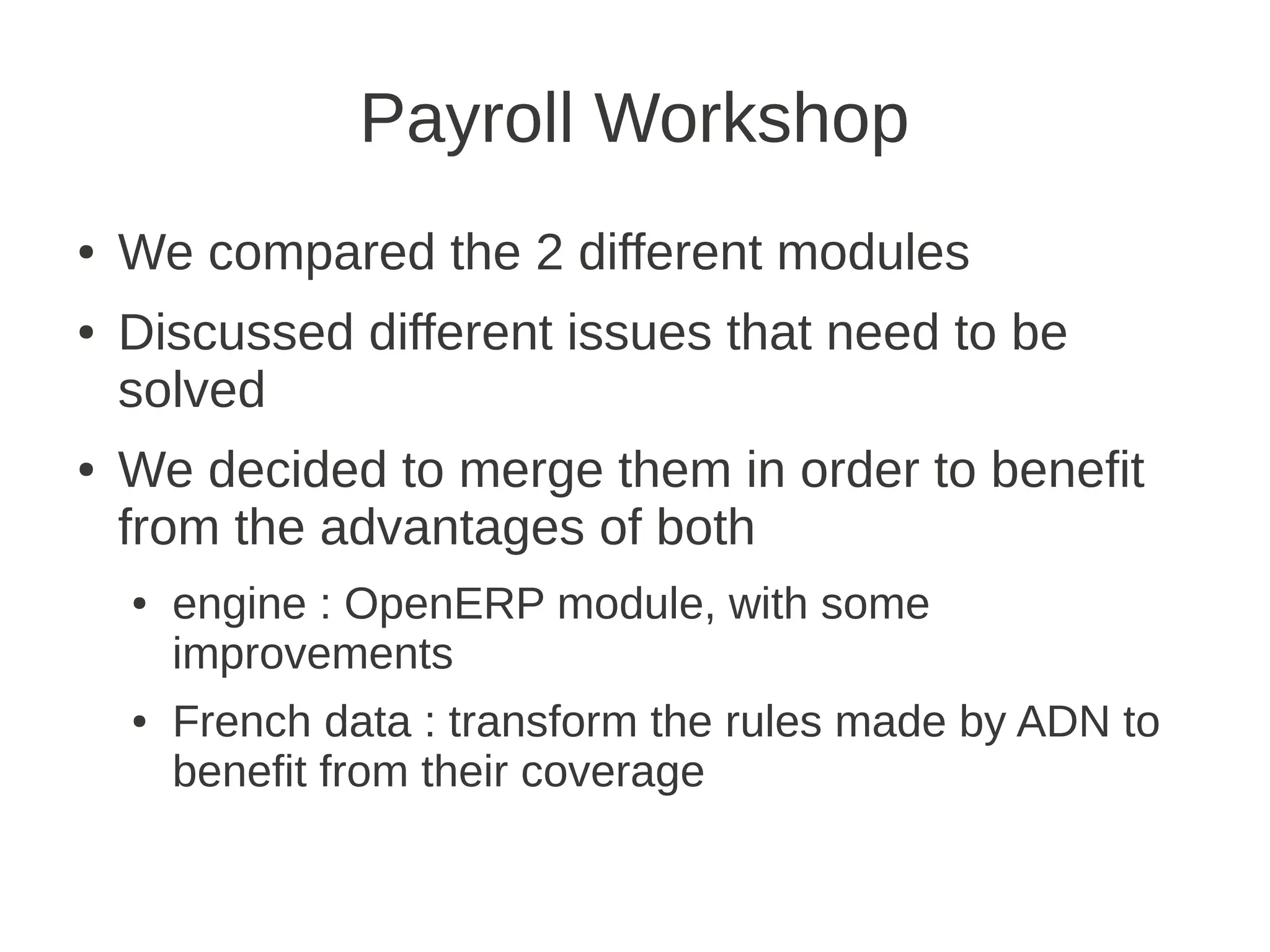 Payroll workshop | PPT