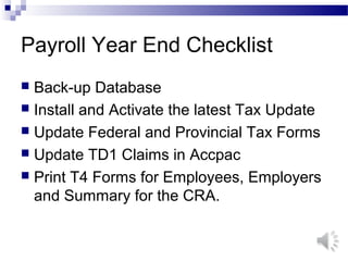 Payroll Year End | PPT