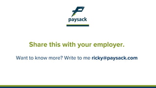 Tax saving employee benefits & reimbursements - Paysack Benefits | PPT