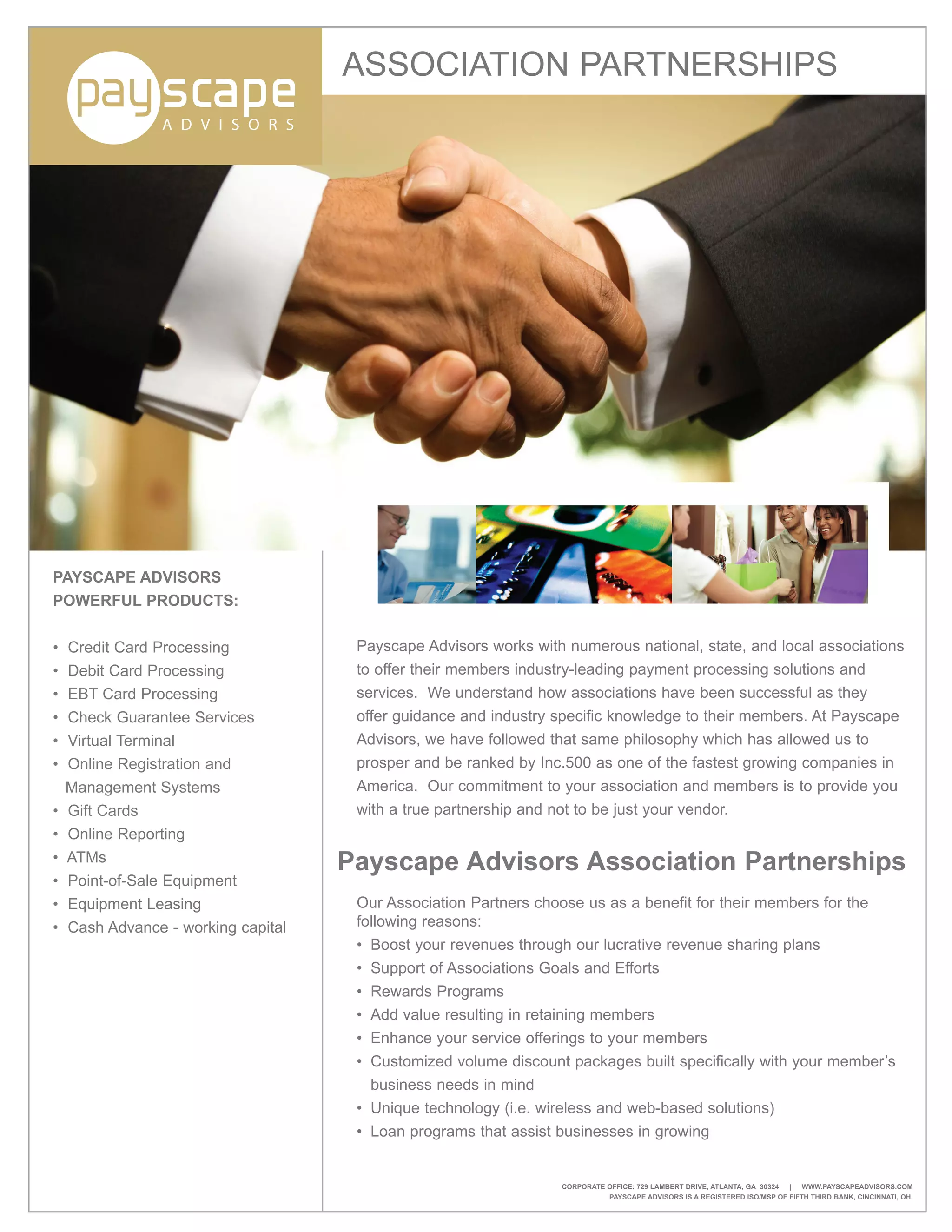 Paysape Association Partnership Flyer | PDF | Free download