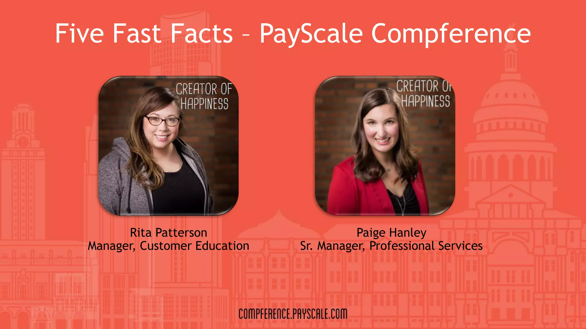 Webinar-5 Fast Facts About PayScale Compference | PPT