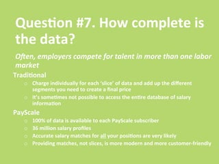 Pay scale presentation 7 questions to ask about salary data sources ...